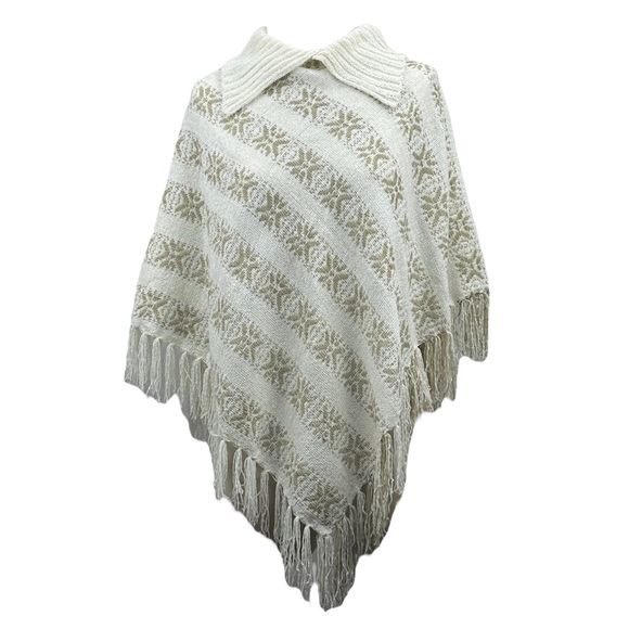 Sweaters | Boho Gypsy Cape Soft Handmade Poncho Retro 6s 70s Medieval ...